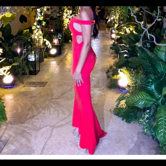 Dresses | Revolve Long Red Dress Xs Like New | Poshmark